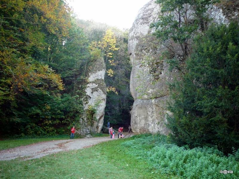 Trasy piesze Ojcowski Park Narodowy - Grota Łokietka - Traseo