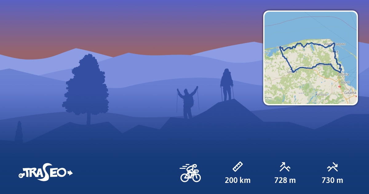 Trasa rowerowa 200 km - Gdynia - Łeba- Puck - Gynia - Traseo.pl