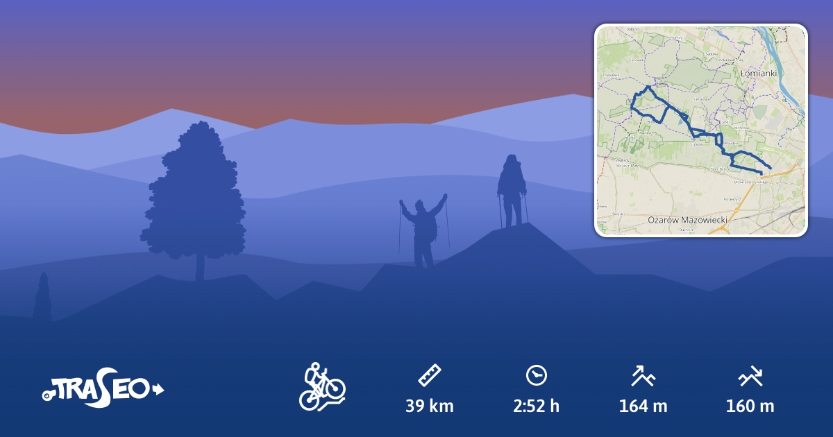 Trasa rowerowa Bemowo - Truskaw - Cyganka - Zaborów - Traseo.pl