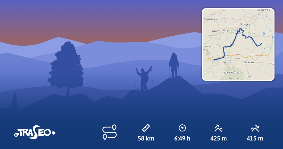 Trasa Bochnia Okolice - Traseo.pl