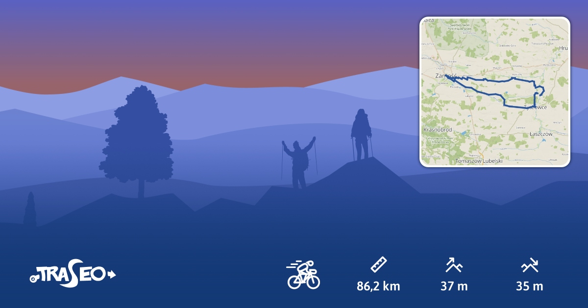 Trasa na rower szosowy Czermno Turkowice klasztor - Traseo