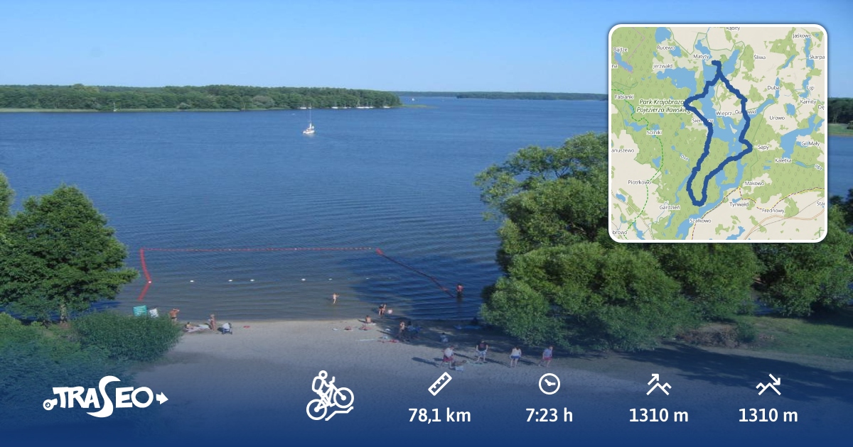 Trasa MTB Dookoła Jeziora Jeziorak - Traseo