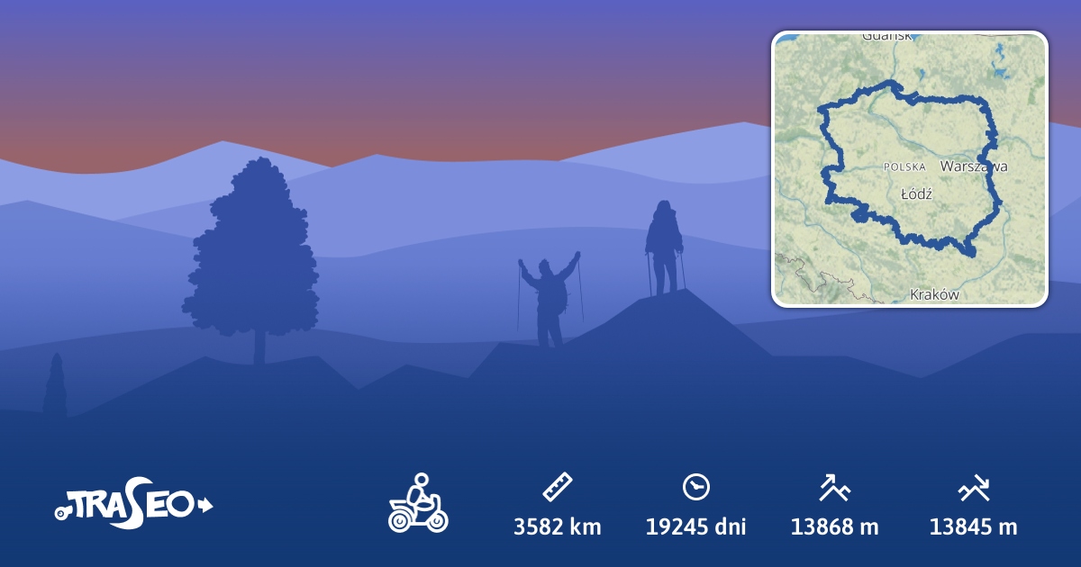Trasa motocyklowa Dookoła Polski 2022 - Traseo