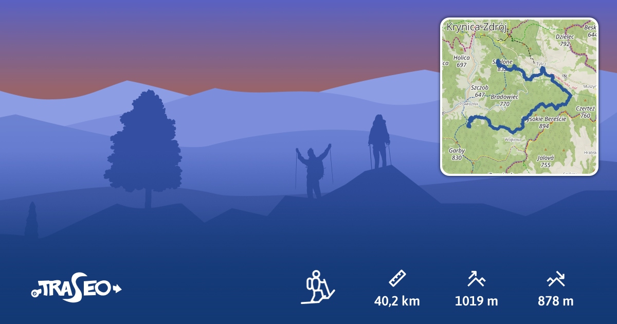 Trasa trekkingowa EDK Muszyna - Krynica Zdrój - Traseo