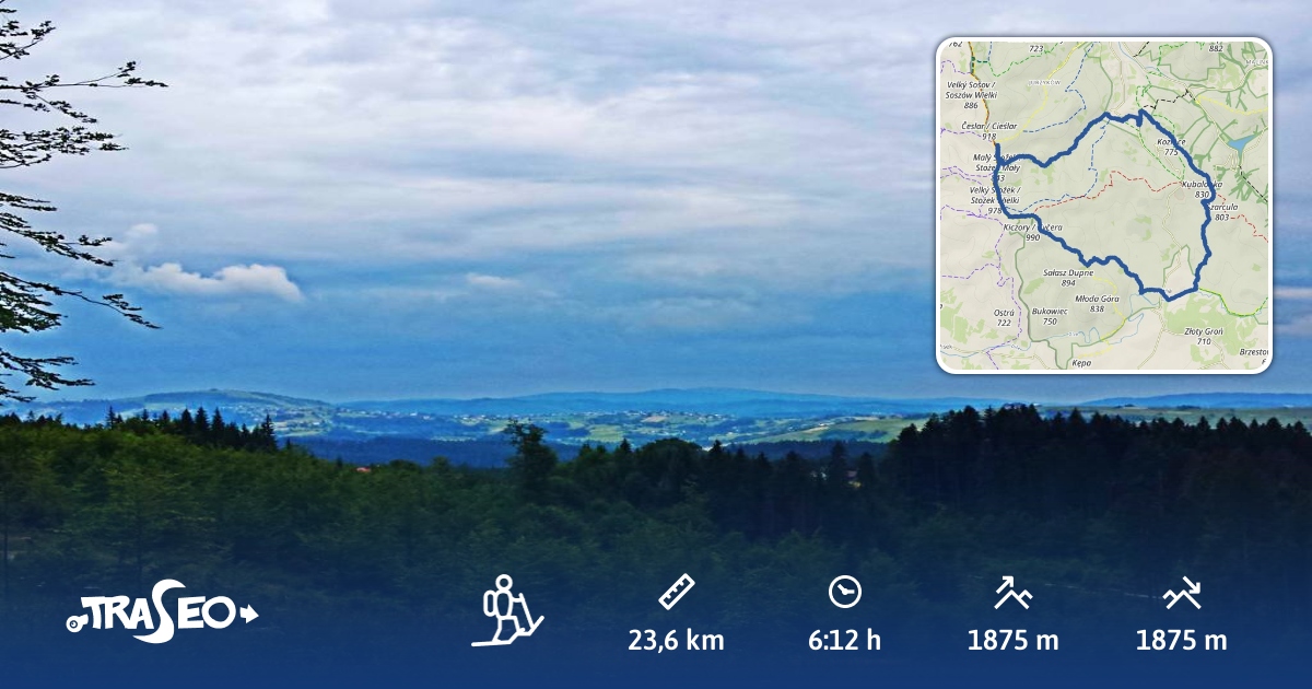 Trasa trekkingowa EX145-25km-6g-slaski-wisla-glebce-stozek-maly-stozek ...