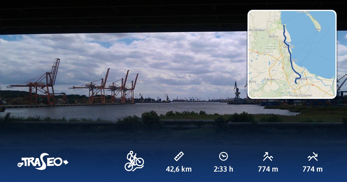 Trasa rowerowa Gdańsk - Hel - Etap 1 - Traseo.pl