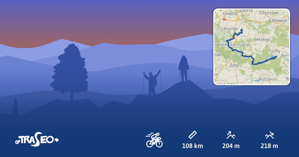 Trasa rowerowa Gliwice - Oświęcim - Traseo.pl