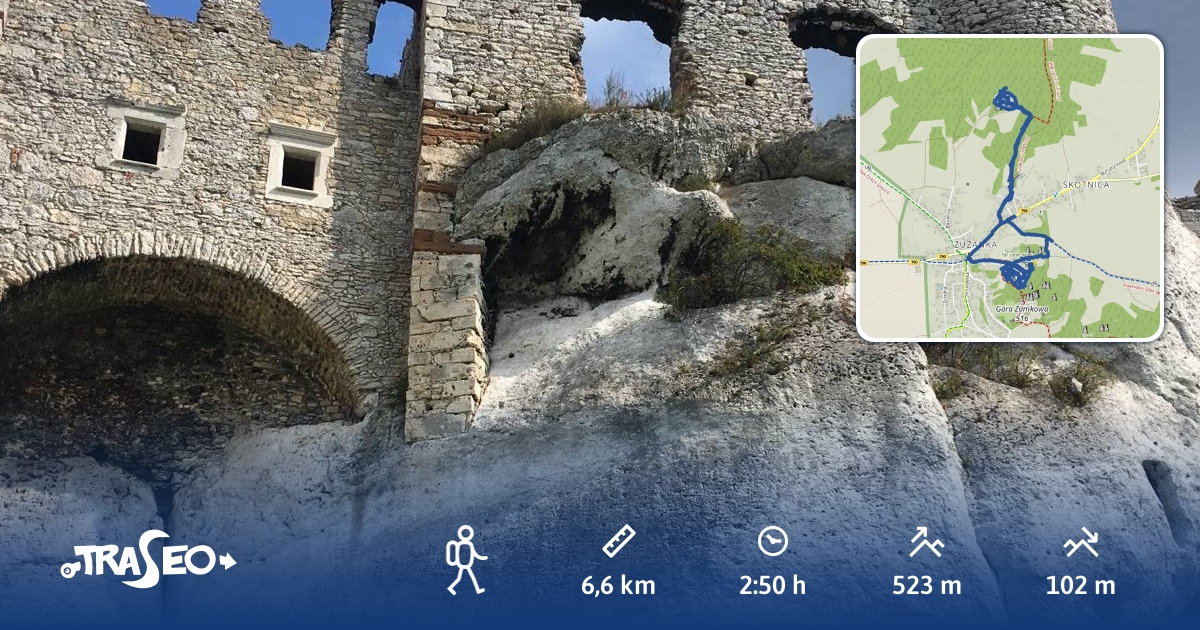 Trasa piesza Góra Birów i zamek Ogrodzieniec - Traseo