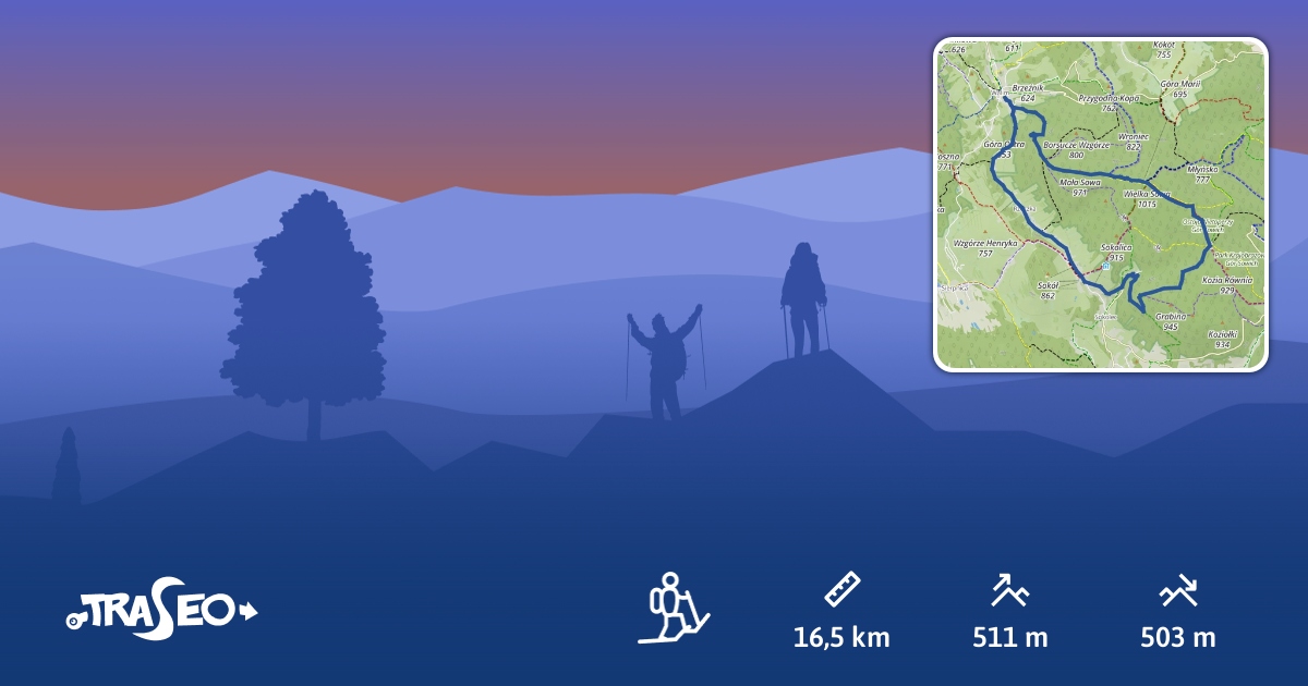 Trasa trekkingowa Góry Sowie (Walim-Wlk.Sowa-Kozie Siodło-Sokolec-Walim ...