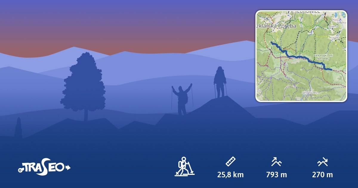 Trasa skitourowa jakuszyce - śnieżka - Traseo.pl