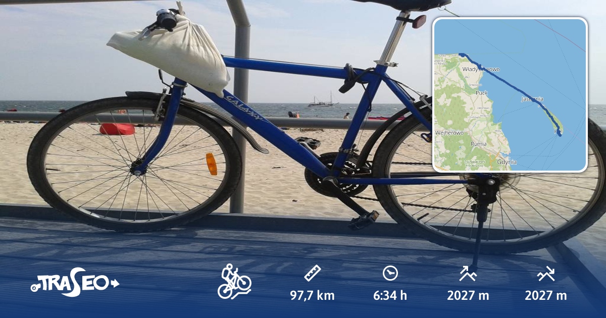 Trasa rowerowa Jastrzębia Góra - Hel - Traseo.pl