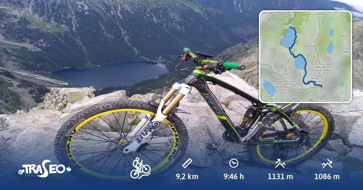 Trasa rowerowa Korona Gór Polski rowerem KGP#10#1 { Rysy } - Traseo.pl