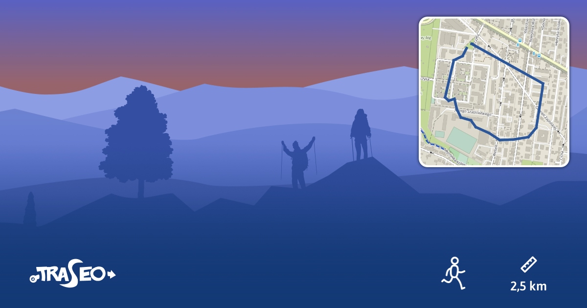 Trasa biegowa Kraków, Bronowice - Traseo