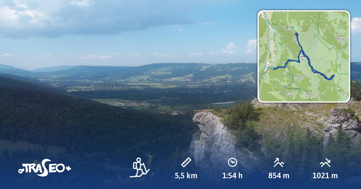 Trasa trekkingowa Kuźnice, Nosal, Polana Olczyska - Traseo.pl