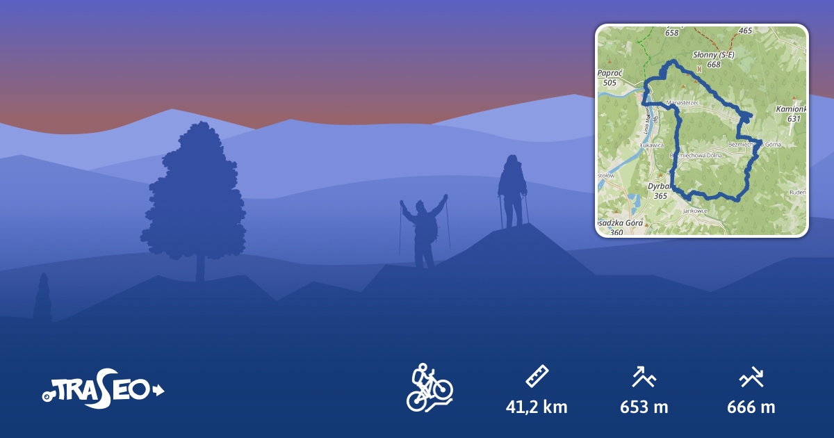 Trasa rowerowa Lesko - Góry Słonne - Traseo.pl