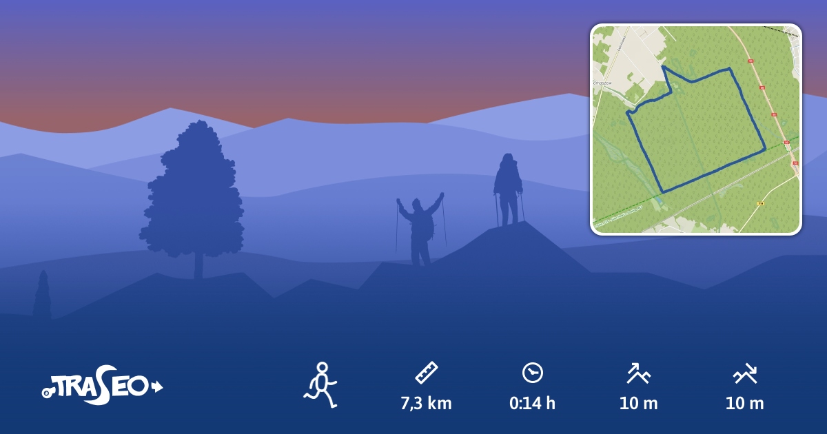 Trasa biegowa Leśny Run de Girard Trail - Traseo