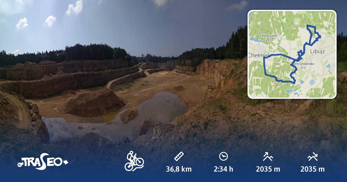 Trasa MTB Libiąż Kopalnia Dolomitu - Traseo