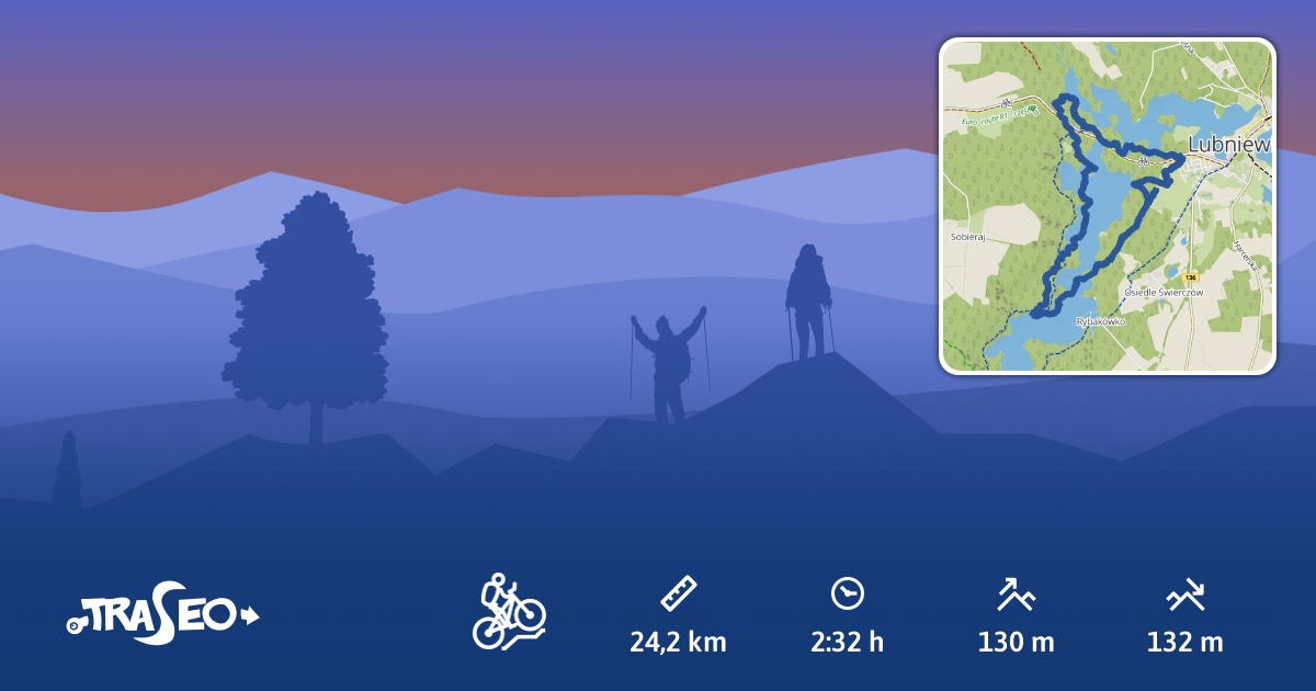 Trasa MTB Lubniewice -trasa wokół jezior - Traseo