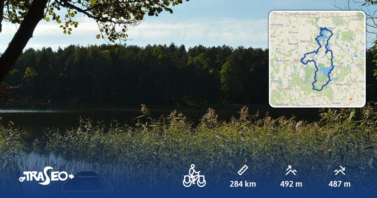 Trasa na rower trekkingowy Masurian Cycling Loop - official route - Traseo