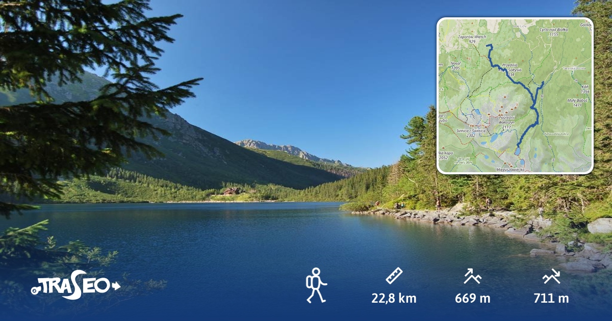 Trasa piesza Murzasichle - Morskie Oko - Traseo