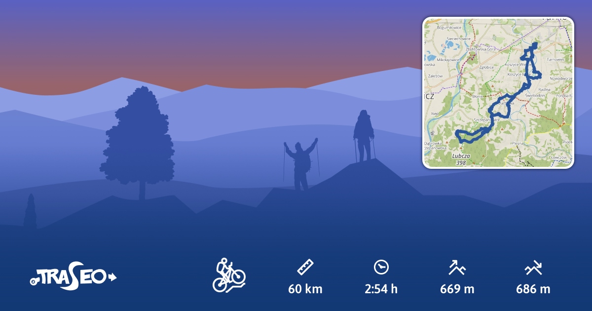 Trasa MTB Na Zakliczyn - Traseo