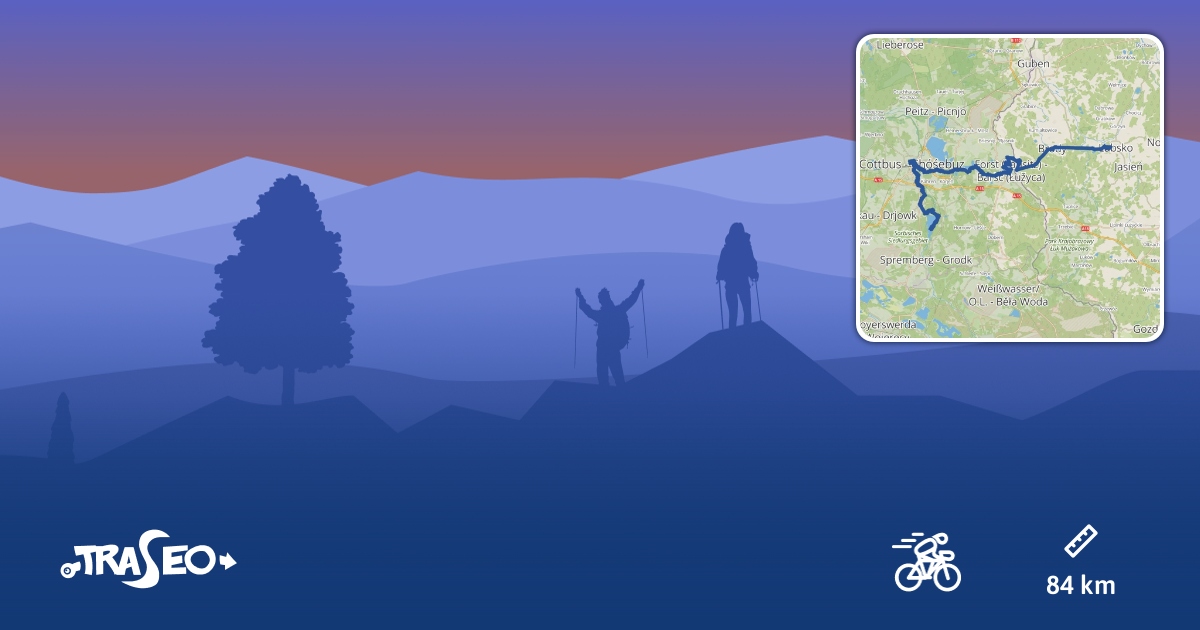Trasa na rower szosowy Niemcy- Lubsko - Traseo