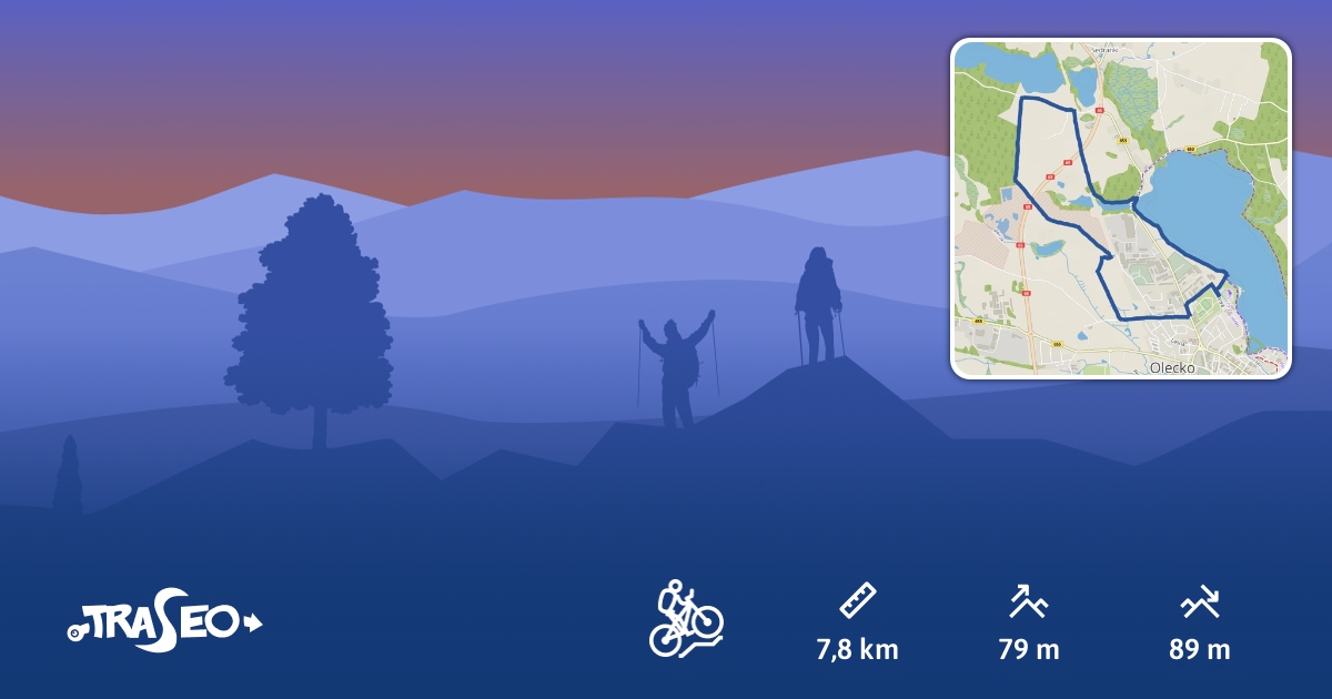 Trasa rowerowa Olecko 2020 Mini - Traseo.pl