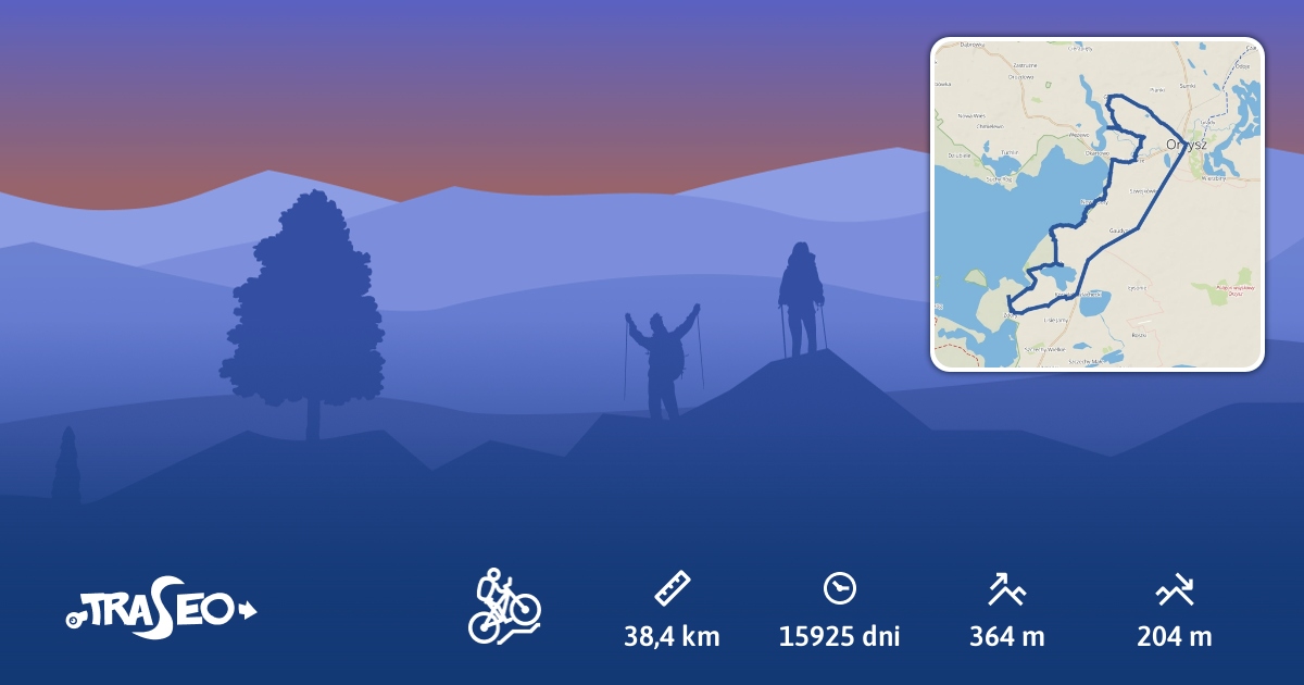 Trasa rowerowa orzysz kociol - Traseo.pl