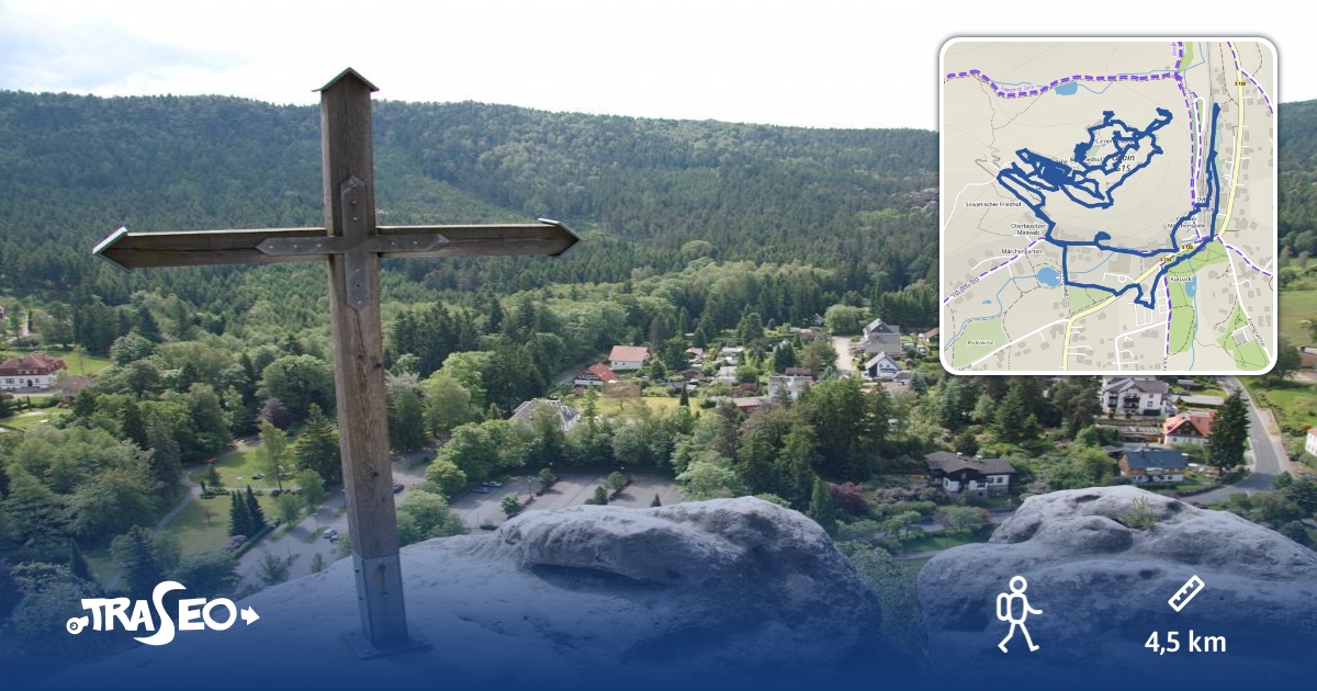 Trasa piesza Oybin - Traseo