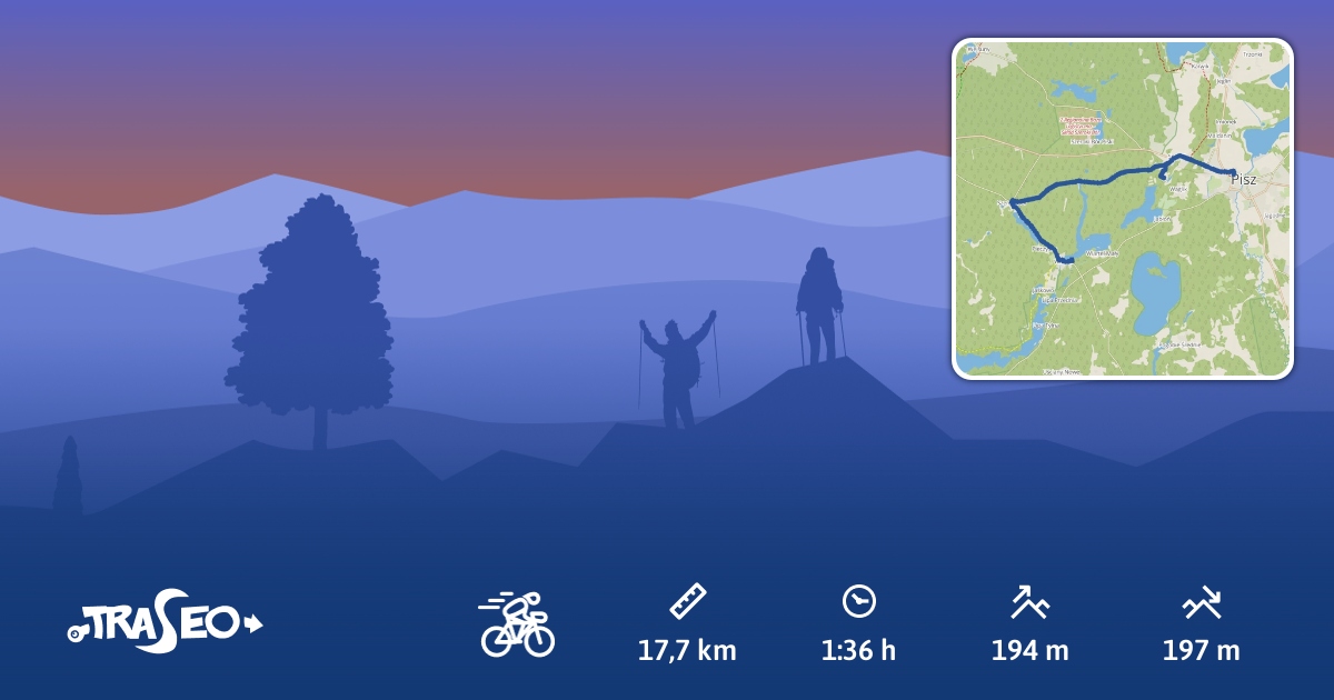 Trasa rowerowa Pisz-Wiartel - Traseo.pl