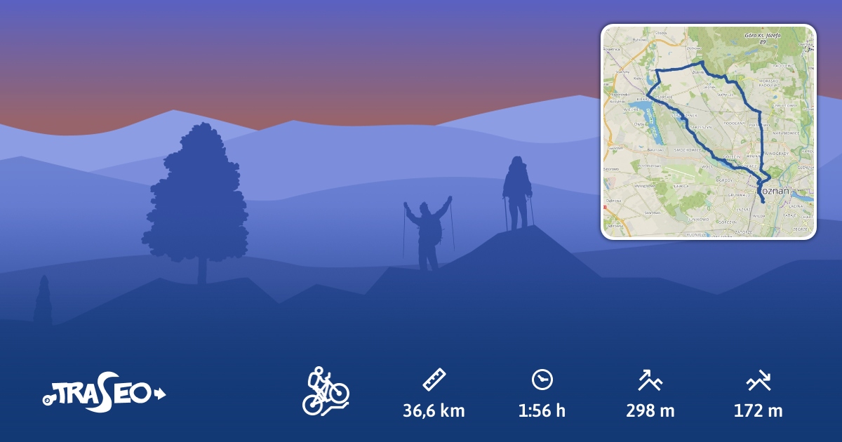 Trasa MTB Poznań-strzeszynek-morasko-Poznań - Traseo