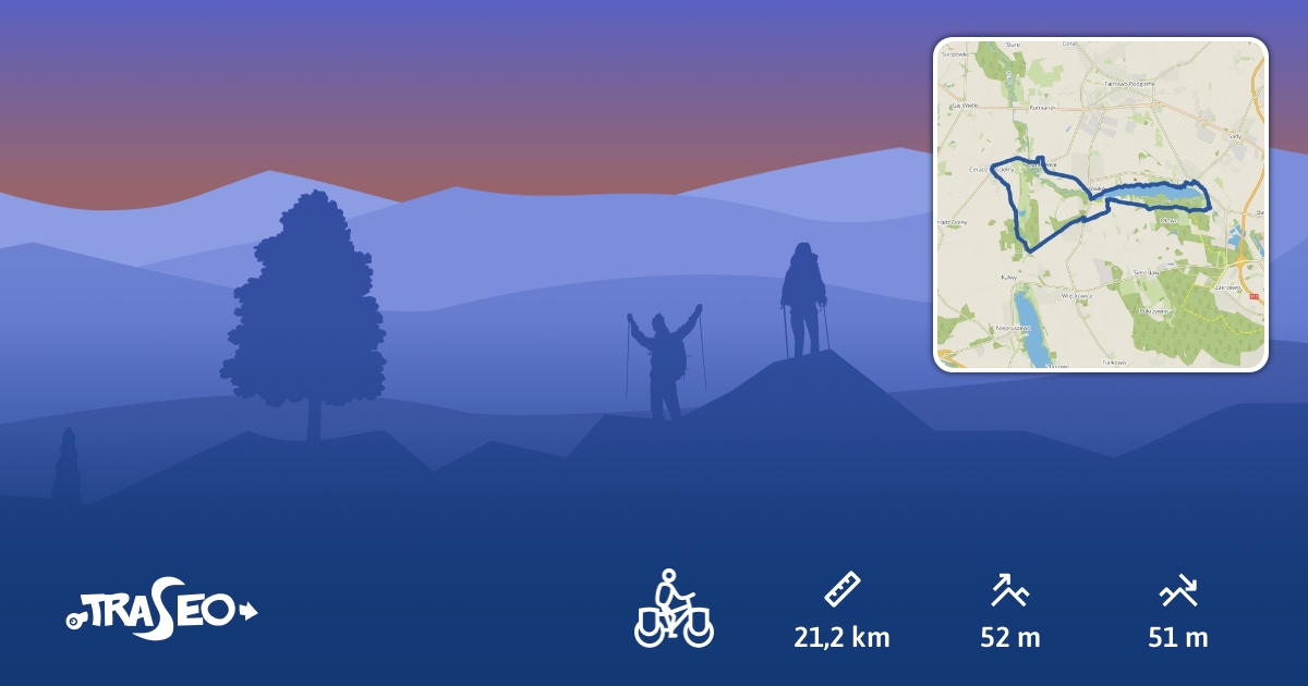 Trasa na rower trekkingowy PRZEWODNIK NIEDZIELNEGO ROWERZYSTY- WOKÓŁ ...