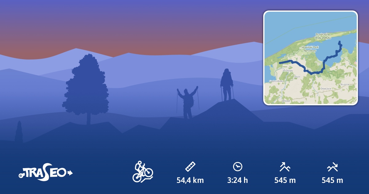 Trasa MTB R10 Rowy - Łeba - Traseo