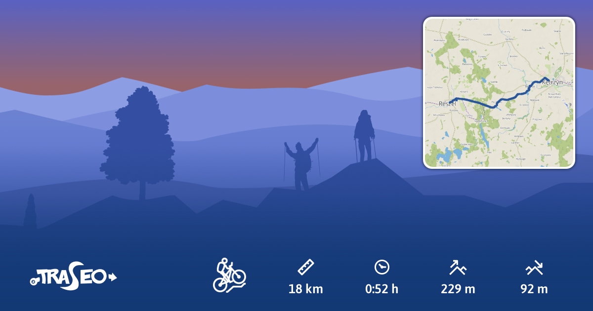 Trasa rowerowa Reszel - Kętrzyn - Traseo.pl