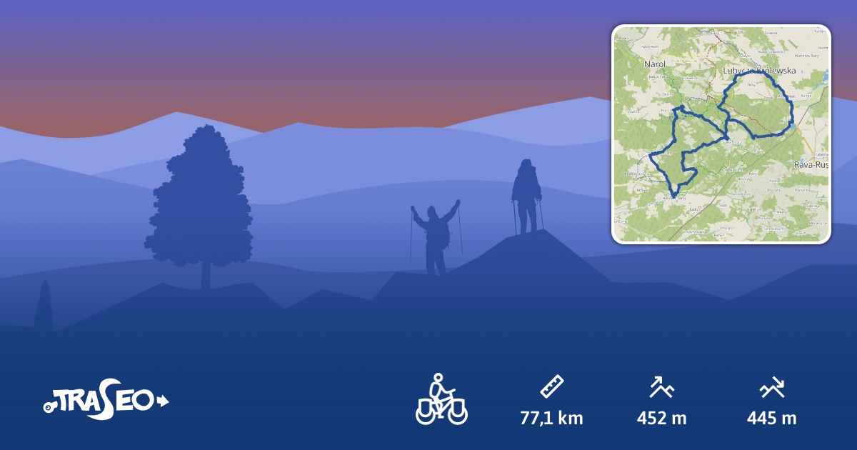 Trasa na rower trekkingowy Rowerowe Roztocze 2023 - Traseo