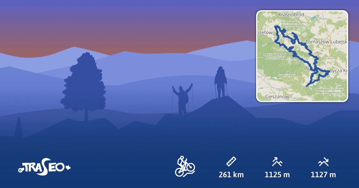 Trasa rowerowa roztocze - Traseo.pl