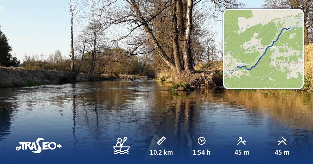 Trasa kajakowa Rzeka Pilica na trasie Zakościele - Mysiakowiec ...