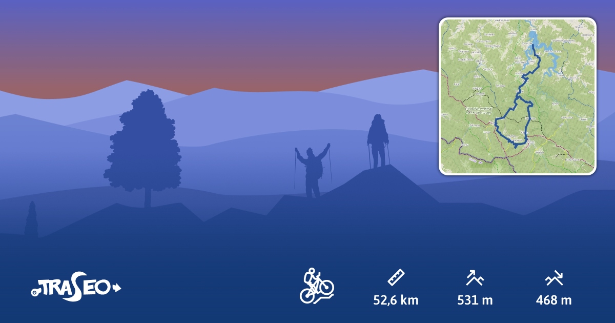 Trasa MTB sine wiry kalnica smerek cisna - Traseo