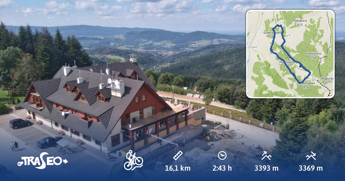 Trasa MTB Stryszawa - Beskidzki Raj - Stryszawa - Traseo