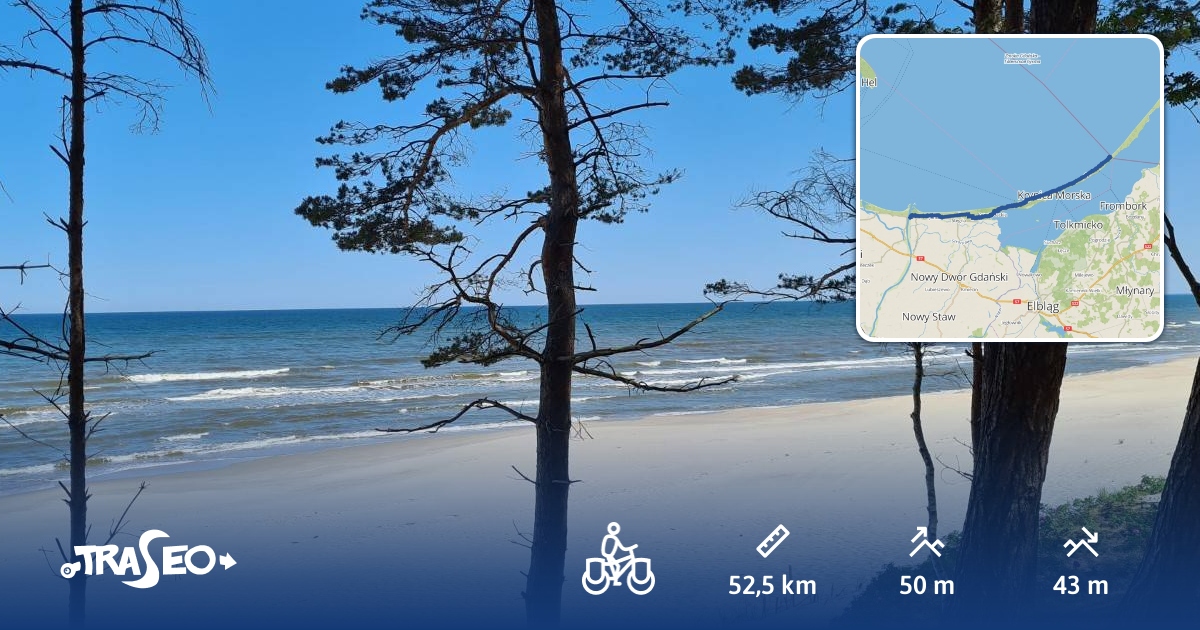 Trasa rowerowa Szlak rowerowy R10 na Mierzei Wiślanej - oficjalny ...