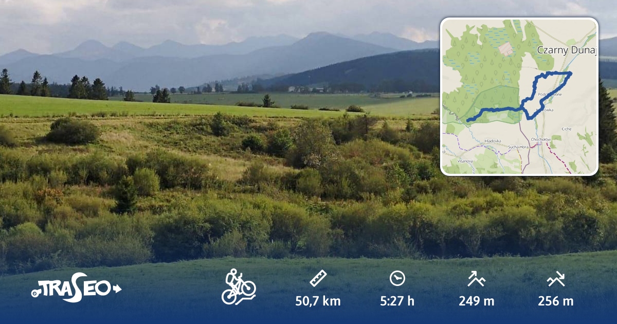 Trasa MTB Szlak wokół Tatr / Liesek (SK)- Chochołów - Domański Wierch ...