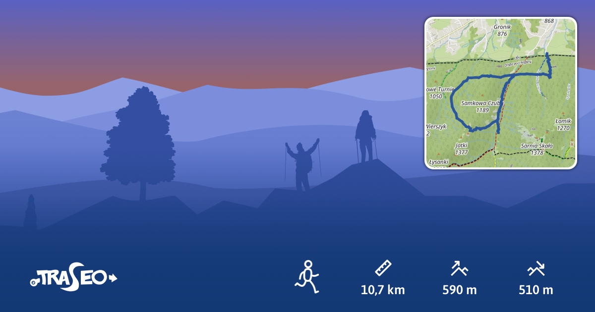 Trasa biegowa Tatry trasa 1 - Traseo.pl