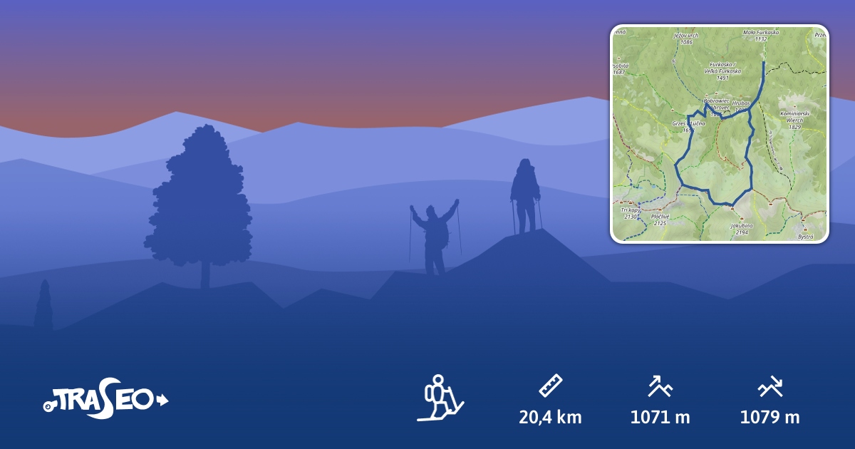 Trasa trekkingowa Tatry zachodnie - Traseo.pl