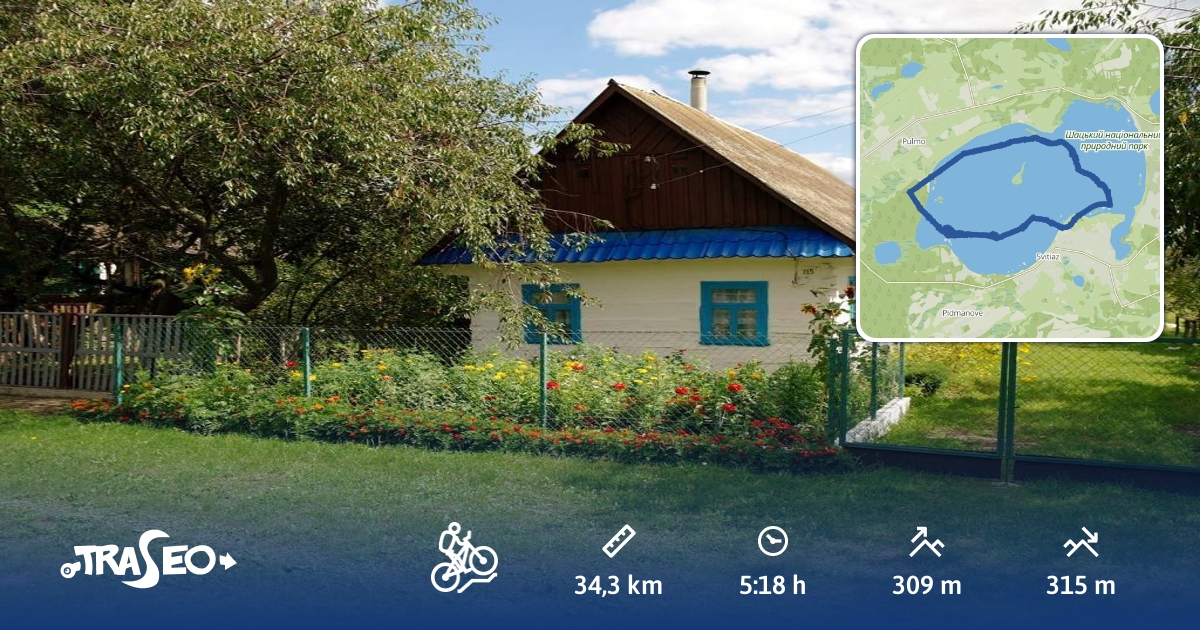 Trasa rowerowa Ukraina: Dookoła jeziora Świtaź - Traseo.pl