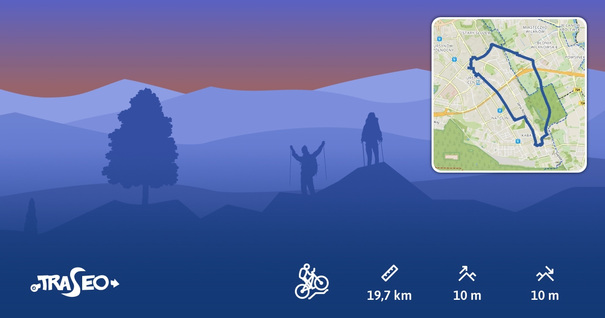 Trasa rowerowa Ursynów-Powsin-Wilanów-Ursynów - Traseo.pl