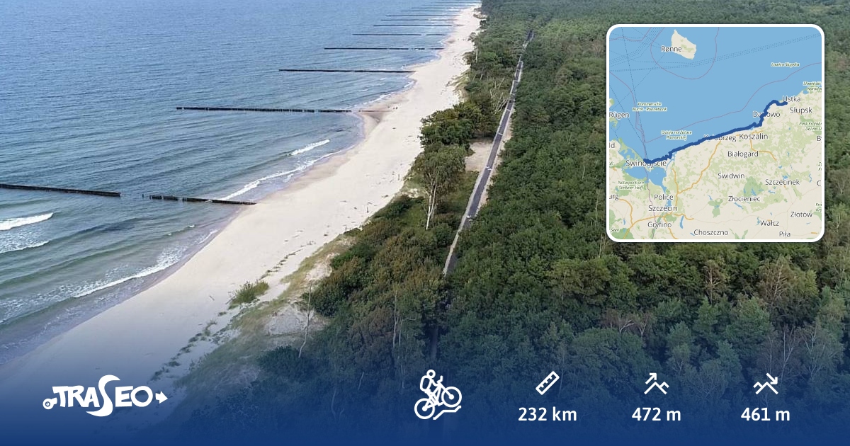 Trasa MTB Velo Baltica, R10, EuroVelo 10 - oficjalny przebieg przez ...