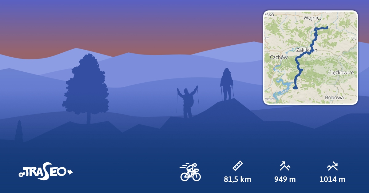 Trasa rowerowa Velo Dunajec etap IV - Traseo.pl