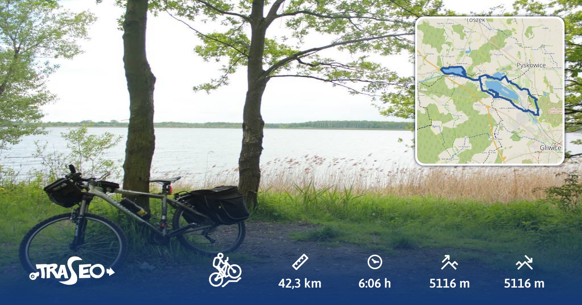 Trasa MTB Wokół jezior z mapą w dłoni - rekonesans czerwonego i ...