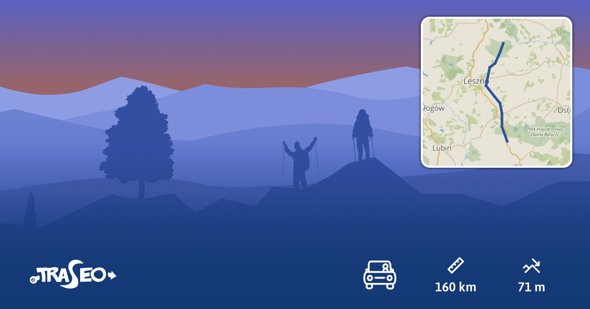 Trasa samochodowa Wrocław Poznań - Traseo