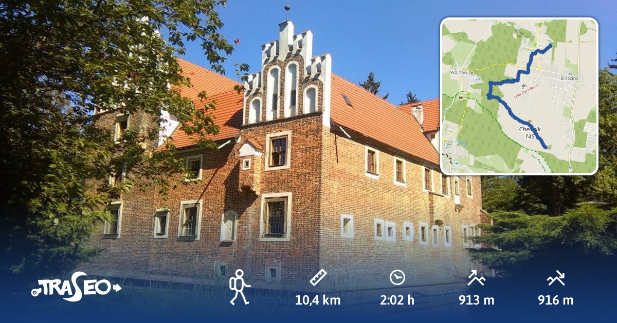 Trasa piesza Zamek na wodzie - Wojnowice - Traseo